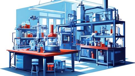 High Tech Laboratory Scientific Research Equipment Generative Ai