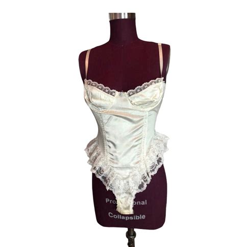 Beautiful Bride White Teddy Snap Crotch Womens Small Etsy
