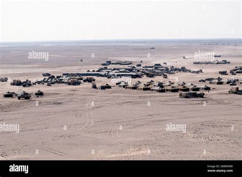 An Aerial View Of The 44th Medical Brigade Camp During Operation Desert