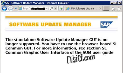 The Standalone Software Update Manager GUI Is No Longer Supported You Have To Use The Browser