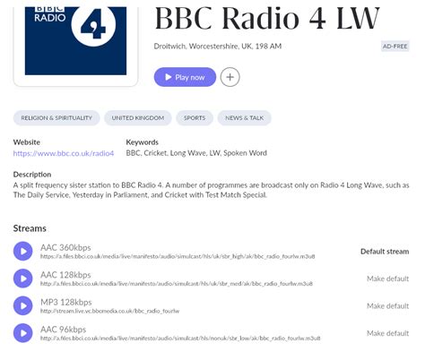 Bbc Radio Feeds Are Broken Again Live Radio Roon Labs Community