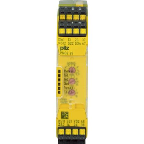 Pilz PNOZ s5 C 751105 Not Aus Schaltgerät 24VDC 2 n o 2 n o t online