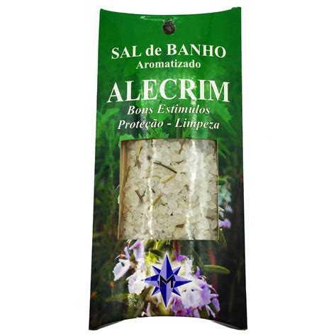 Kit de Sal de Banho Aromatizado Alecrim Descarrego e Purificação Atacado Mandala de Luz