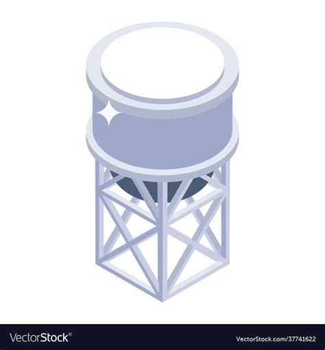 Wastewater Plant Royalty Free Vector Image Vectorstock