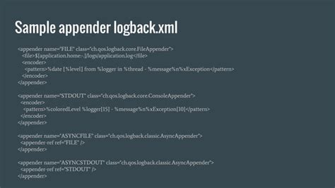 Play Framework Logging Ppt