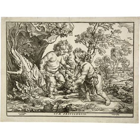 Christoffel Jegher Jesus und Johannes der Täufer mit dem Lamm