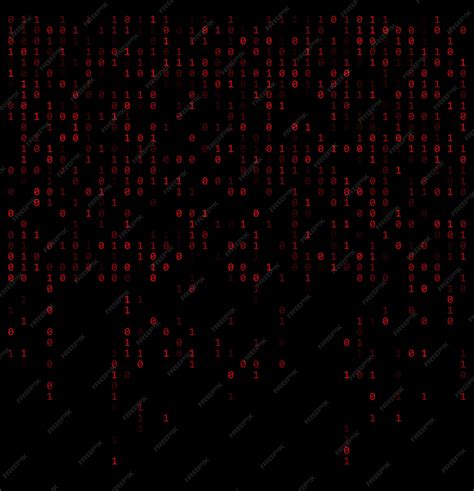 Premium Vector Binary Digits Falling Background Abstract 01 Wallpaper