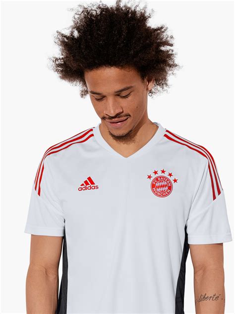Men Teamline Training Shirt White Official Fc Bayern Munich Store