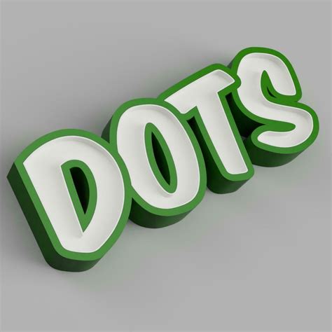 3d File Nameled Dots Led Lamp With Name・3d Printing Idea To Download