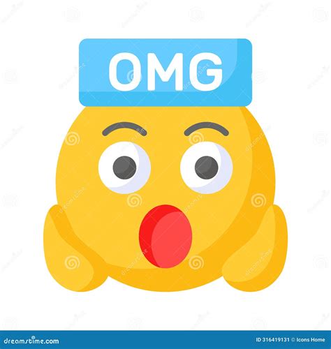 Oh My God Expression Emoji Vector Design Editable Vector Stock Vector Illustration Of Emoji