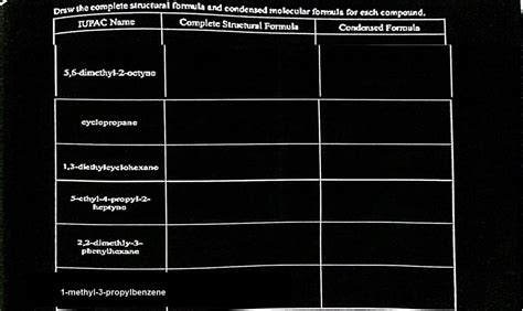 Answered Draw The Complete Structural Formula Bartleby
