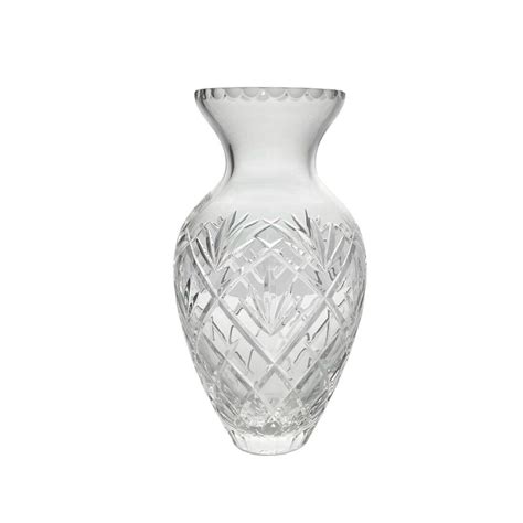 Samobor Illusions Crystal Criss Cross And Fan Cut Vase 9 14 Croatia Etsy