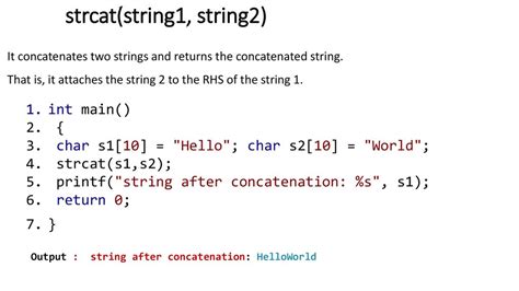 Strings In C Array Of Characters Is Called A String Ppt Download