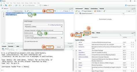 Instalación De Bibliometrix Y Biblioshiny En El Entorno R Download Scientific Diagram