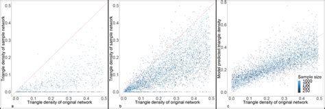 Estimation And Correction Of Bias In Transitivity Triangle Density