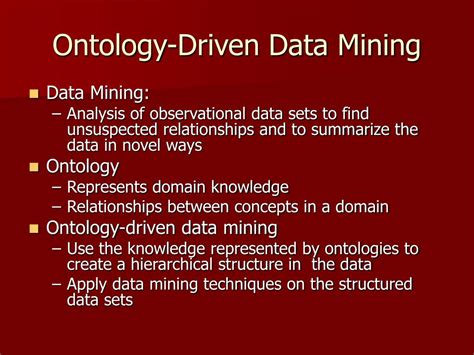 ppt ontology driven data mining powerpoint presentation free
