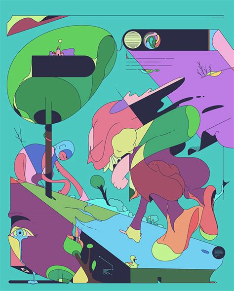 Gibberish Print Design Behance