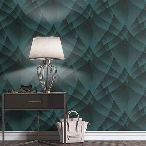 3D Wallpaper Geometric Wallcovering Fashion For Walls 4 By Guido Maria Kretschmer Turquoise