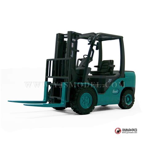 宝骊叉车 工程车模型 国产原厂 120 蓝色 1 20 国产汽车模型 蓝色 跃纪生汽车模型大世界