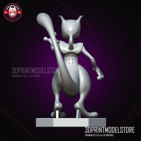 Archivo 3d Gratis Mewtwo Estatua Pokemon Premium Stl Files 🐉 ・modelo