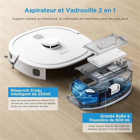 Midea M6 un aspirateur robot performant mais qui convient à toutes