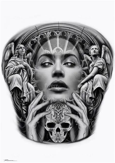 Exclusive Tattoo Design Skull Rose Tattoos Black Ink Tattoos Black