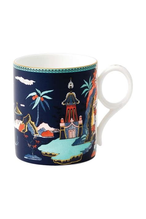 Wedgwood Wedgwood Wonderlust Blue Pagoda Mug Large 300ml David Jones