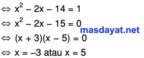 2log X2 2x 14 5log X2 2x 14 Mas Dayat