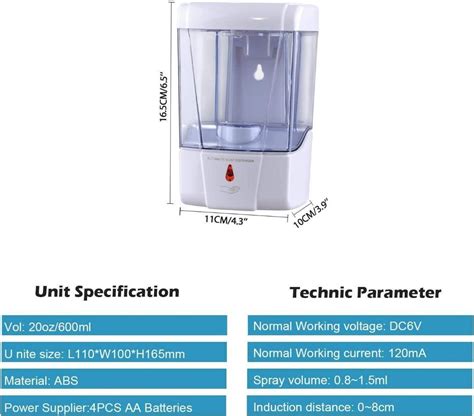 2367 Plussen Automatic Soap Dispenser Wall Mounted Touchless Hand