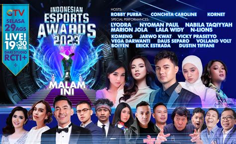 Deretan Selebriti Yang Akan Hadir Di Malam Puncak Indonesian Esports