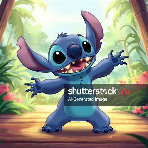 Lilo Stitch Dancing Ai Generated Image 2598878693 Shutterstock
