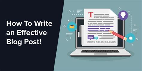 Tips For Writing An Effective Blog Post For Your Business Website