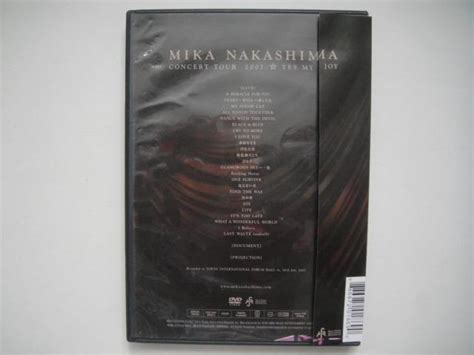 中島美嘉 Mika Nakashima Concert Tour 2007 ~yes My Joy~ Dvd 3區 港版 附側紙
