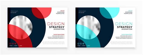 두 가지 색상의 부드러운 비즈니스 프레 젠 테이 션 브로셔 템플릿 무료 벡터