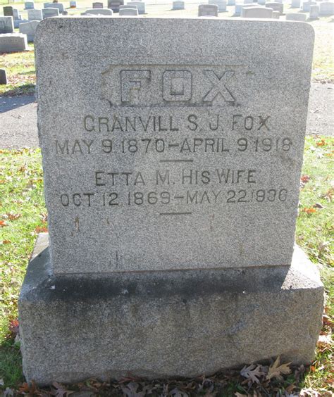 Etta M Albaugh Fox 1869 1936 Find A Grave Memorial