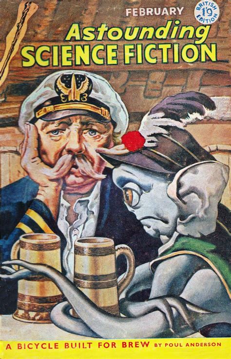 Astounding Science Fiction February 1959 Cover Art By Van Dongen