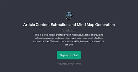 Article Content Extraction And Mind Map Generation Tool Information And Alternatives Cloudbooklet