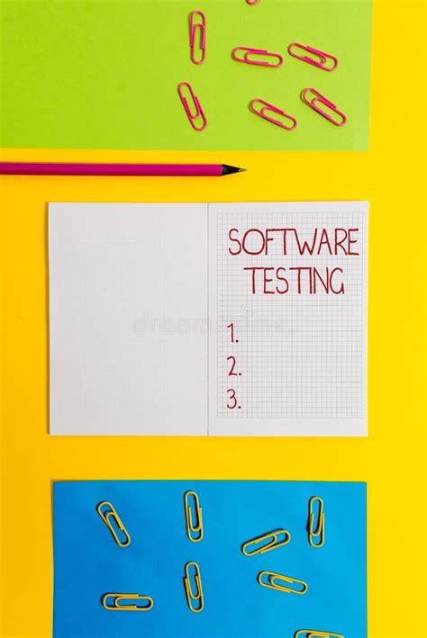 Text Sign Showing Software Testing Conceptual Photo Investigation Provide Information About The
