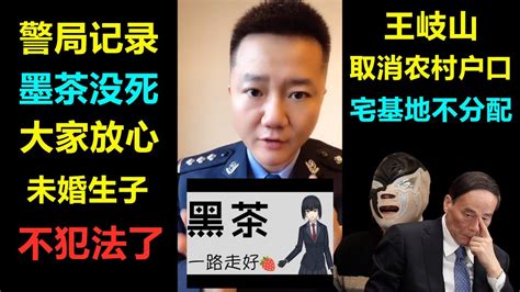 墨茶事件独家揭秘，本人没死！王岐山取消婚姻制度，农村户口废除，宅基地没有了！华晨宇和张碧晨，未婚生女！这个故事很励志，你可以考虑卵子超市！中国