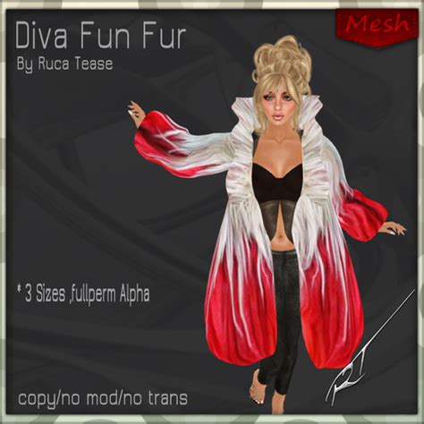 Second Life Marketplace Mesh Fun Fur