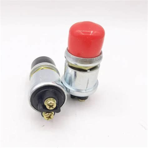 Red Cap 12v 50a Waterproof Switch Push Button Viox Electric