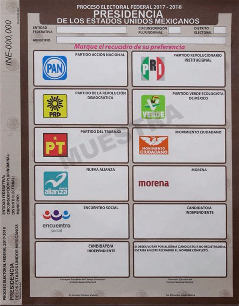 Cómo Votar En México Así Puedes Marcar Las Boletas Para Que Tu Voto