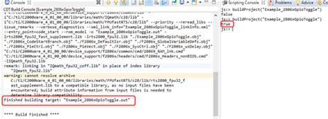 Javascript BuildProject Always Returns False With CCS V11 Code