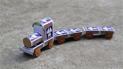 How To Make Matchbox Train At Home Awesome Diy Toys The Crafts Crew Youtube