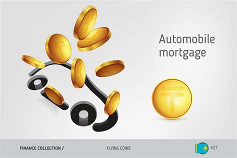 카자흐스탄 텡 게 동전 금융 개념 비행 자동차 아이콘 인쇄 웹 사이트 웹 디자인 모바일 애플 리 케이 션 인포 그래픽에 대 한 벡터 일러스트 0명에 대한 스톡 벡터 아트 및