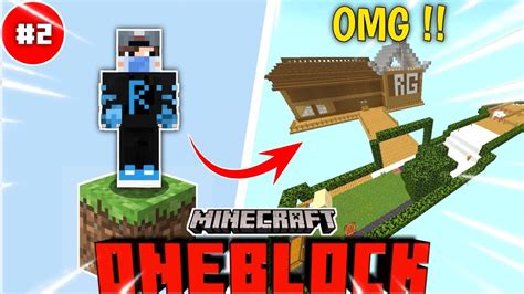 😮 I Transformed My Oneblock World Minecraft Oneblock Part 2