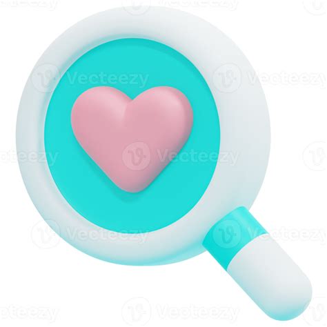 Search D Render Icon Illustration PNG