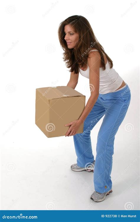 Cadre De Levage De Beau Femme Photo stock Image du réel beau