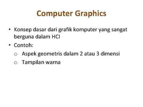 Human Computer Interaction Interaksi Manusia Dan Komputer Pengertian