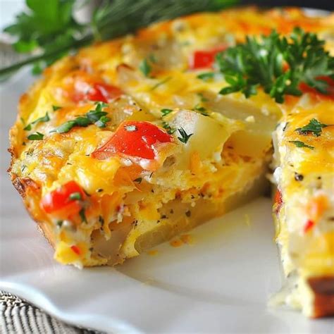 Cheesy Potato Frittata Recipes
